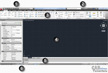 The AutoCAD Window – A Quick Overview – CAD Software Tutorials